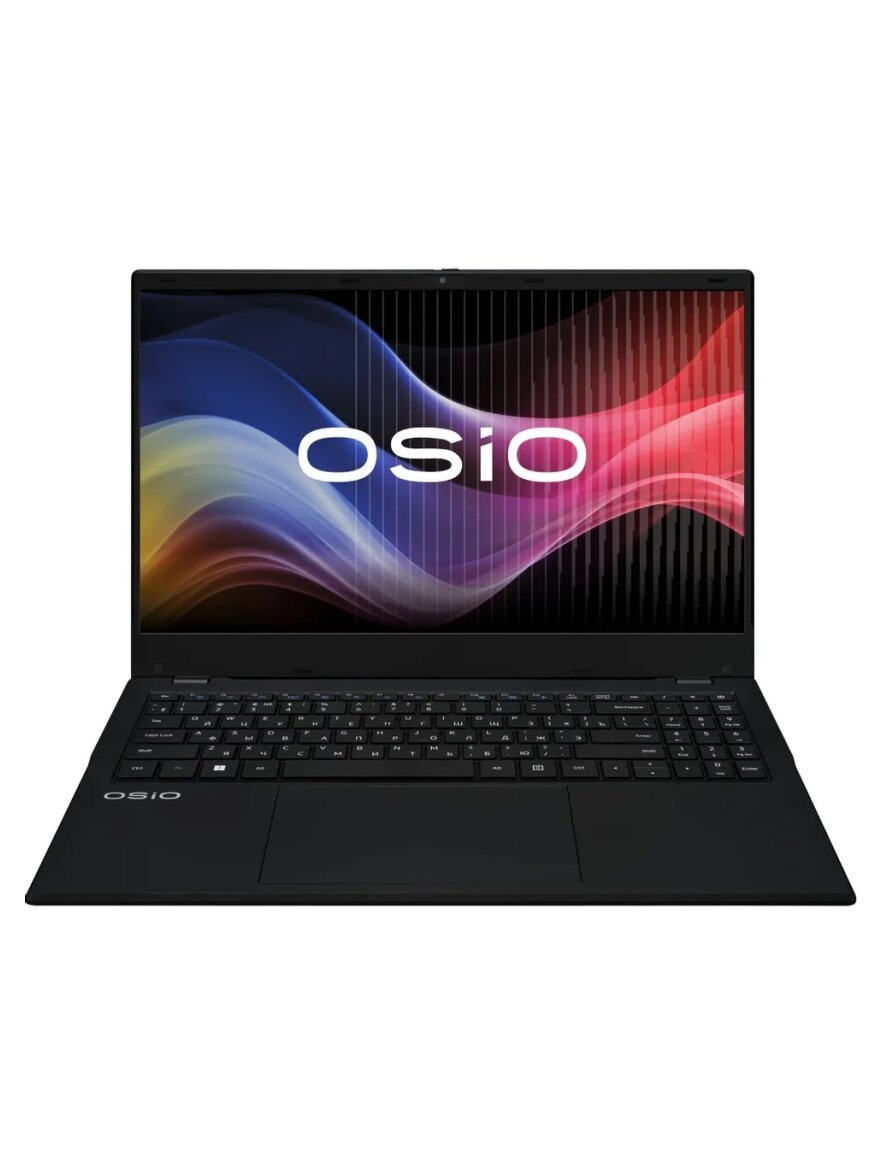 Ноутбук Osio BaseLine B150i-012b 15.6", IPS, Intel N100 0.8ГГц, 4-ядерный, 8Гб DDR4, 256Гб SSD, Intel UHD Graphics, без ОС, черный (B150i-012b)
