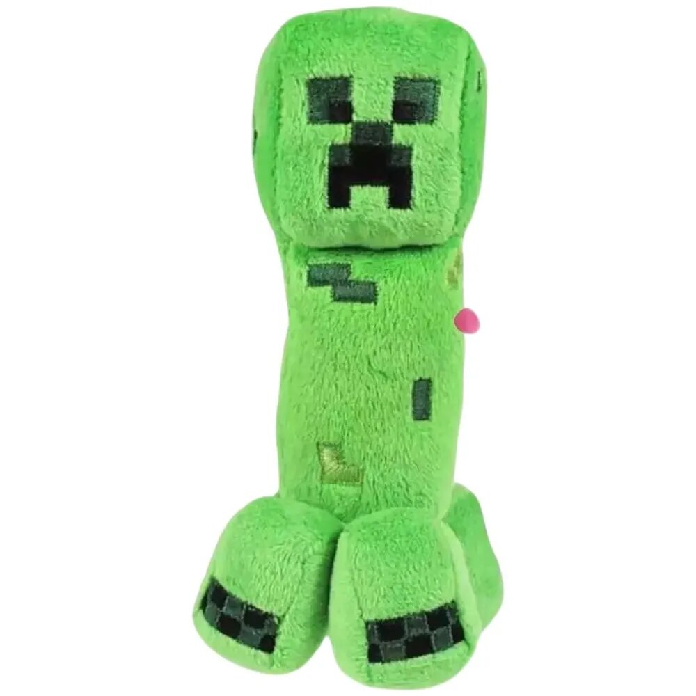 Мягкая игрушка Крипер из Minecraft 18 см, Зеленый, Плюш, Майнкрафт