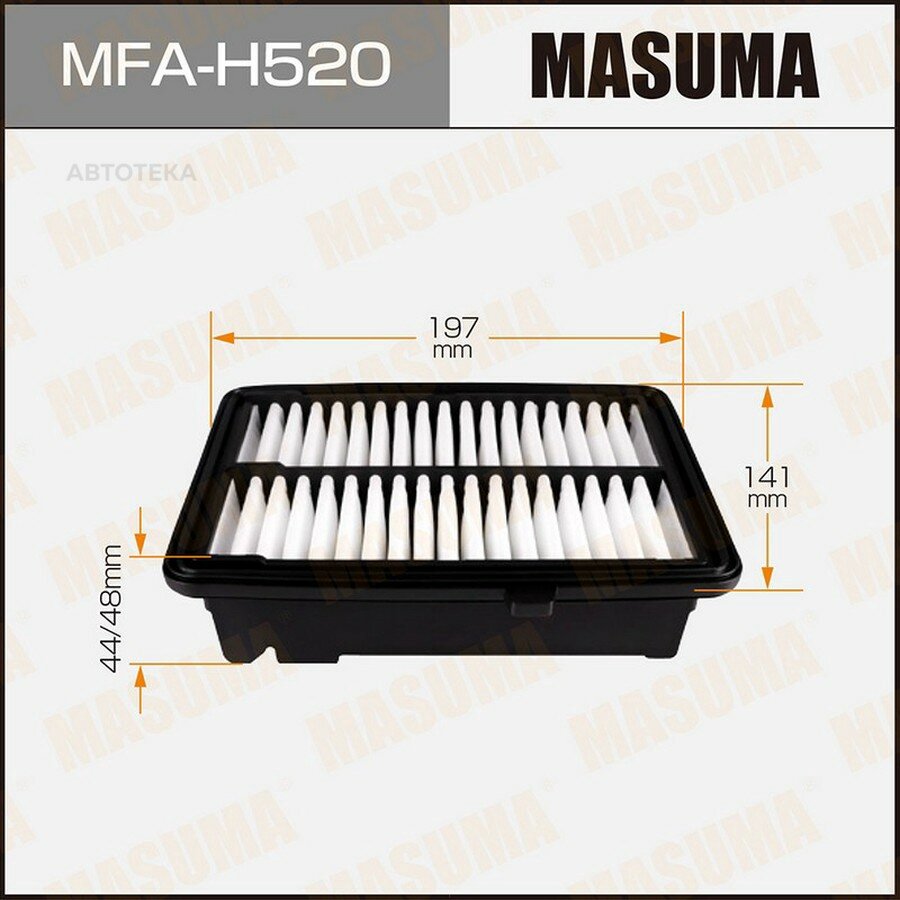 Фильтр воздушный (A-898V) MASUMA MFAH520