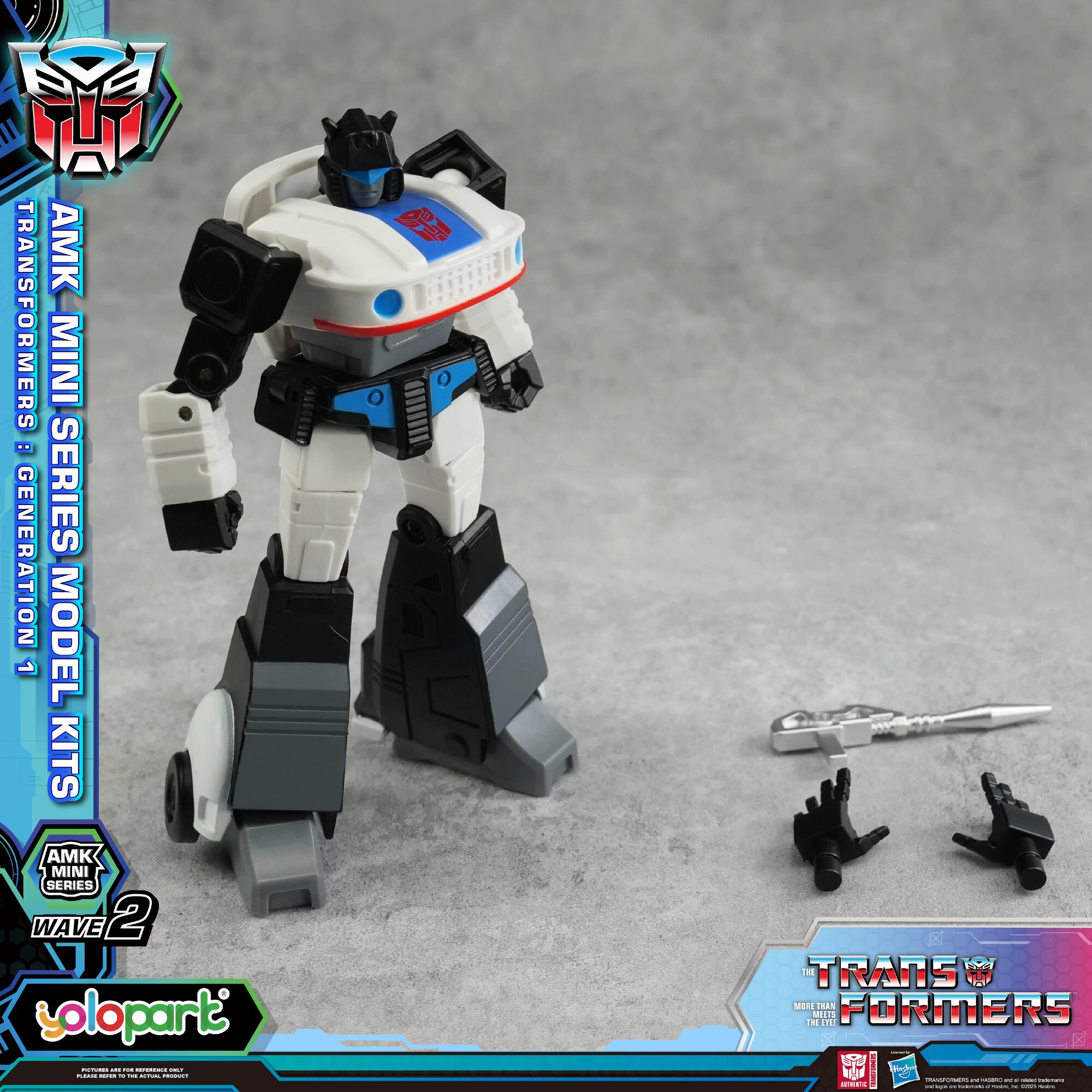 YOLOPARK Transformers G1 AMK MINI Jazz Модель Собранная Коллекционная Игрушка 80-100 Символов
