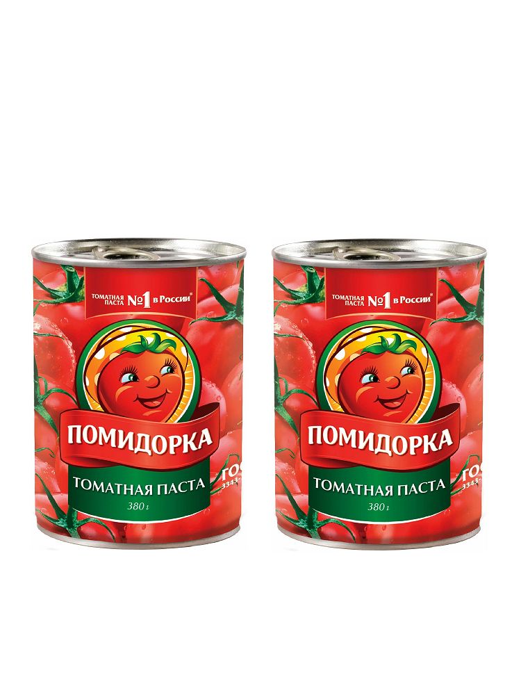 Помидорка Паста томатная, 380 гр, 2 шт