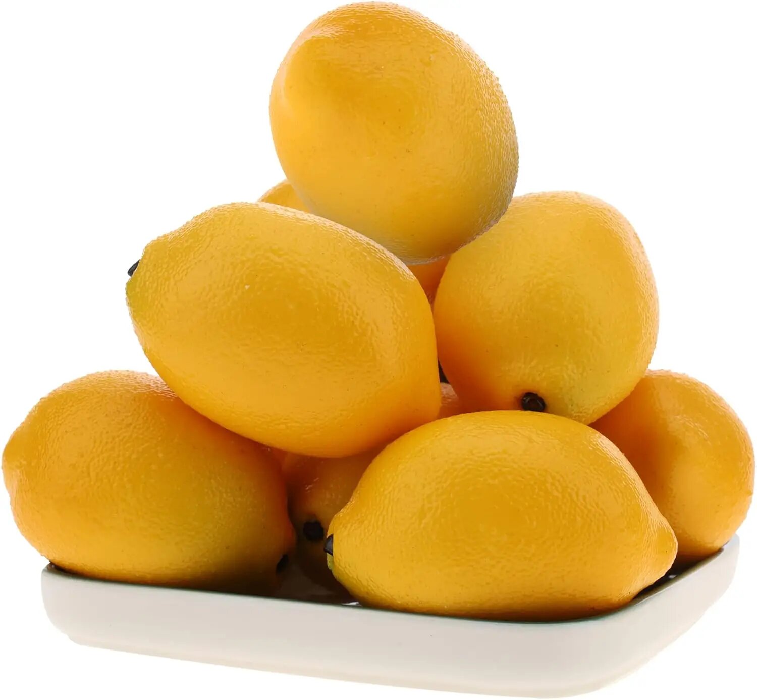 Искусственные яблоки из пенопласта, набор из 6 штук 6pcs Yellow Lemons