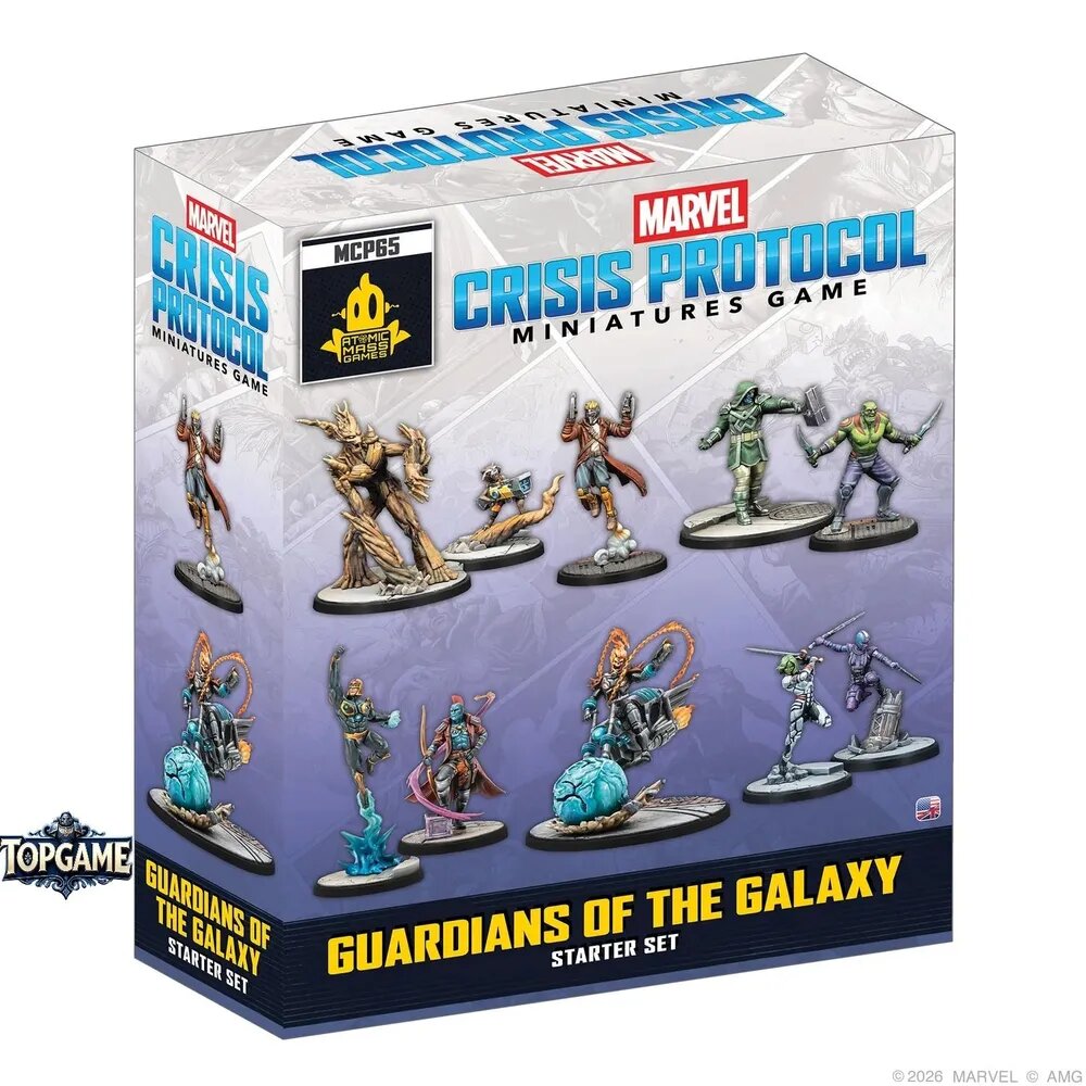 Marvel Crisis Protocol Starter Set Guardians of the Galaxy MCP65 Стартовый набор Стражи Галактики для настольного варгейма