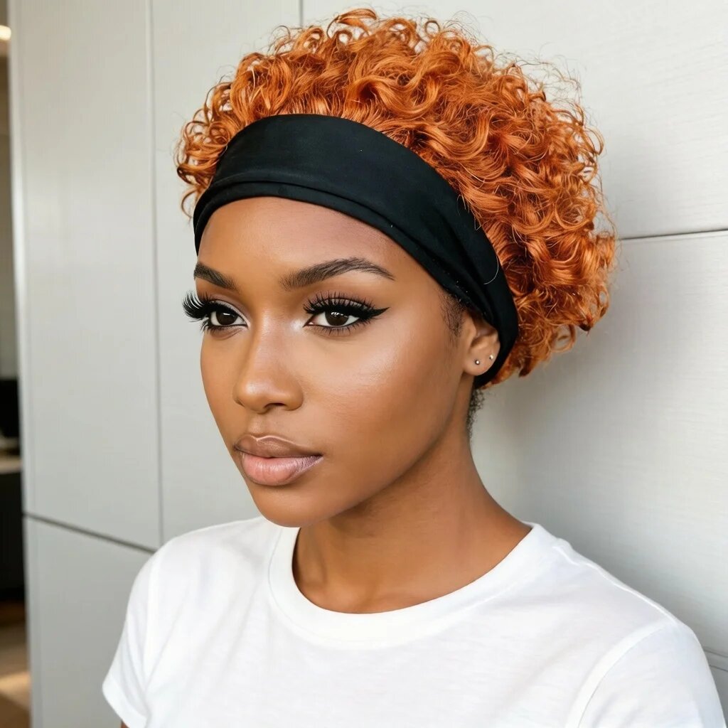 Парик-повязка Glamorous короткие кудрявые волосы 350