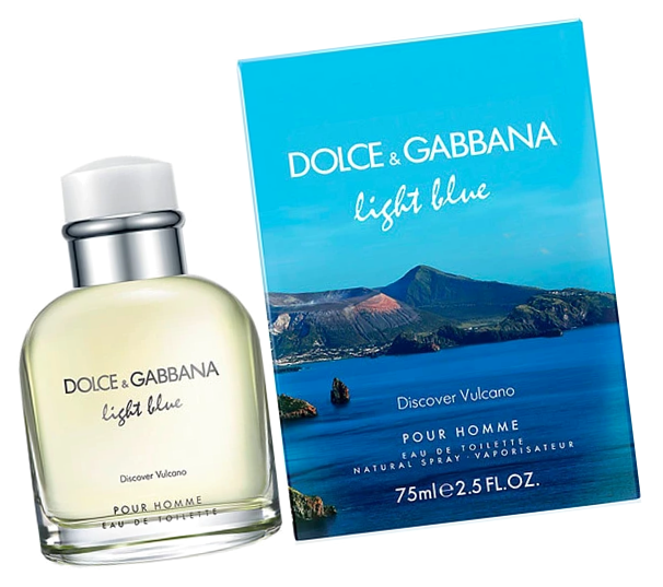 Туалетная вода Light Blue Discover Vulcano Pour Homme мужская 75 мл - Дольче Габбана Дискавер Вулкано