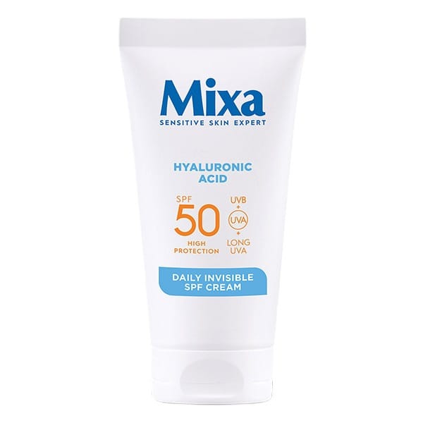 Средство солнцезащитное Mixa SPF50 увлажняющий крем на день, 50 мл