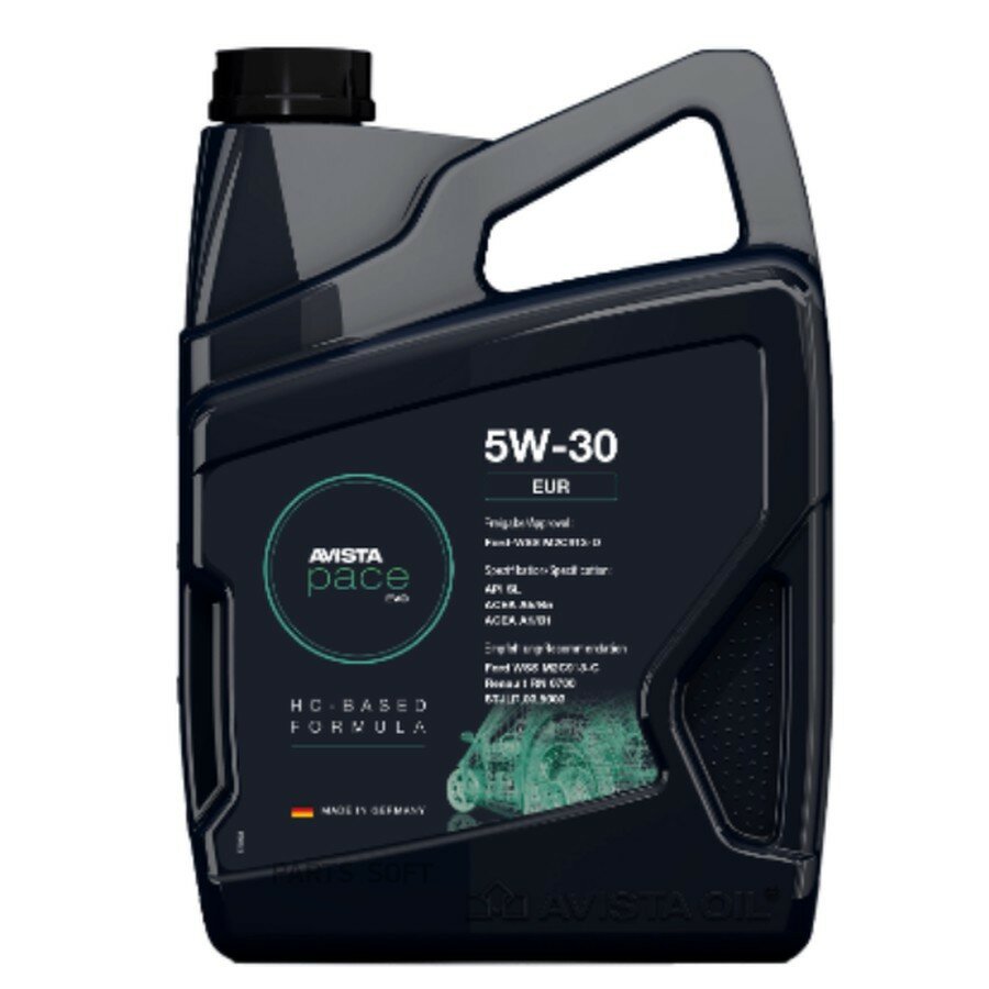 AVISTA PACE EVO EUR SAE 5W-30 5л от официального дистрибьютора, AVISTA, артикул 150782