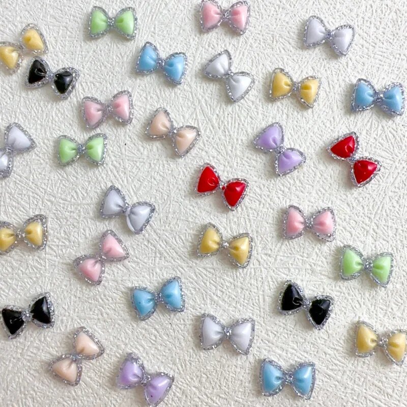 Набор из 30 подвесок-бантов Taste-girl для дизайна ногтей Мульти, Mixed Colors