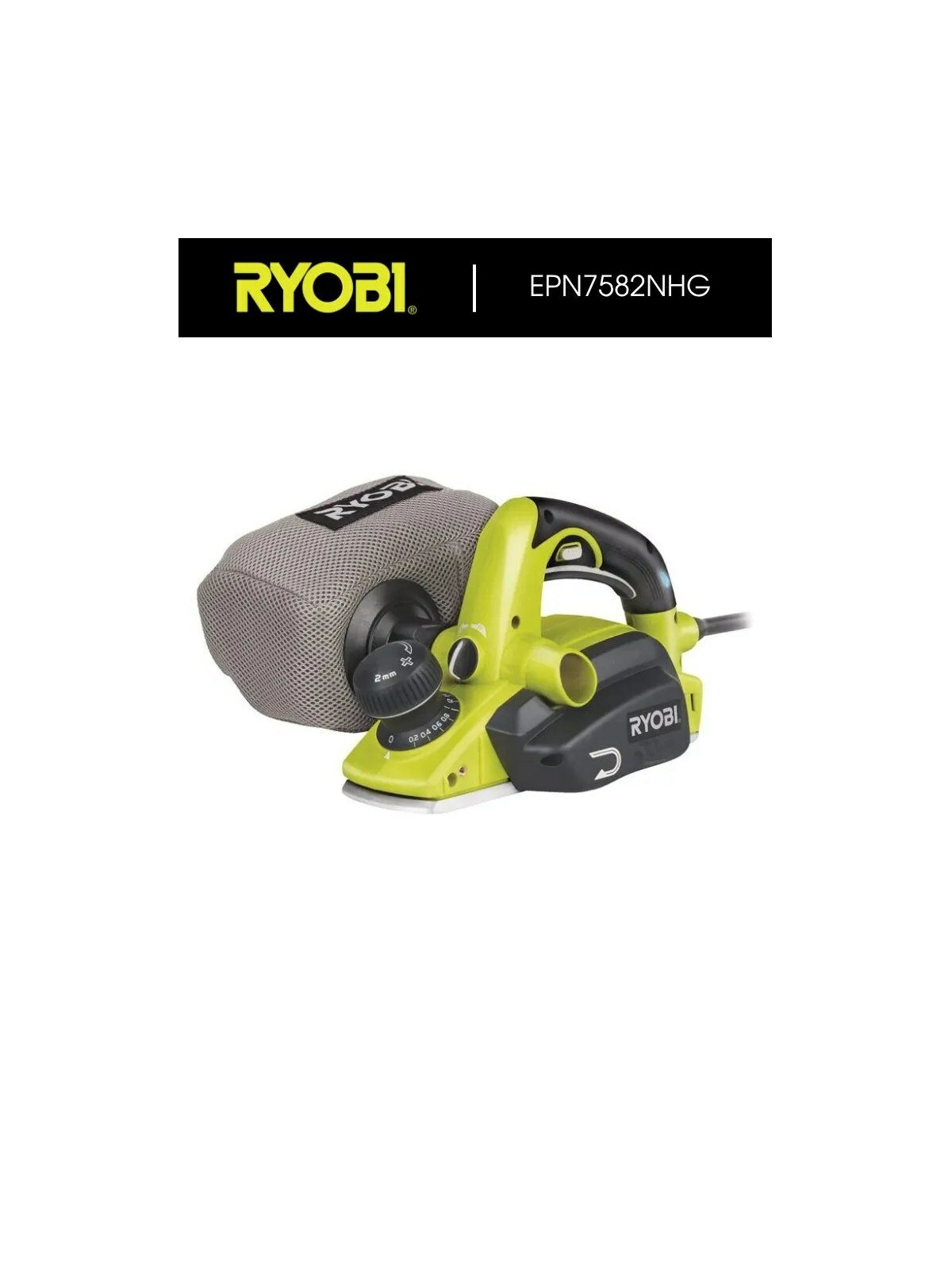 Сетевой рубанок Ryobi EPN7582NHG 750Вт 82мм арт. 5133000352