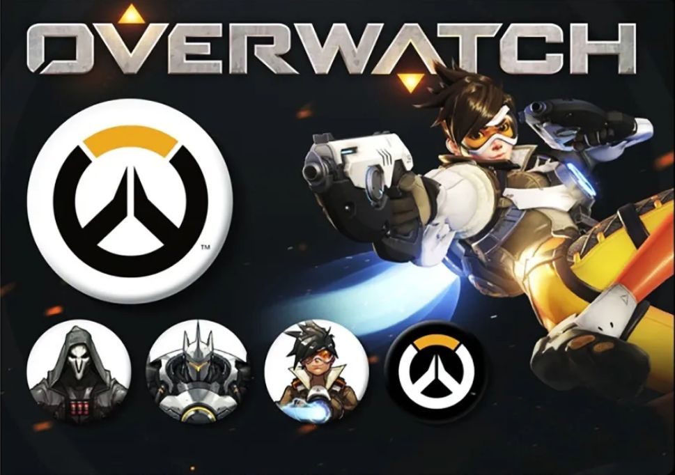 Набор значков Overwatch (5 шт)