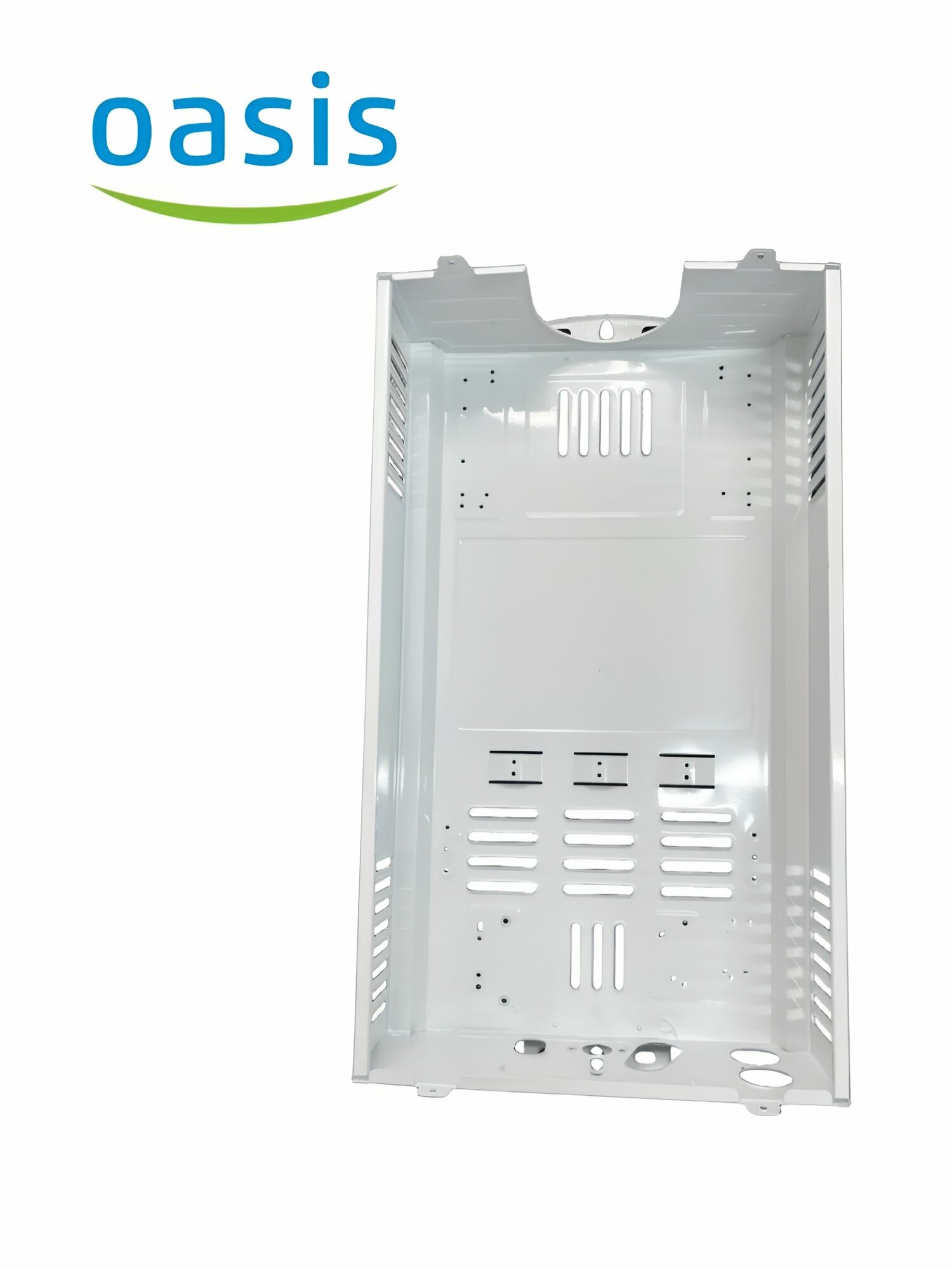 Задняя панель корпуса (основание, шасси) для газовой колонки Oasis Eco (Оазис Эко) W-20