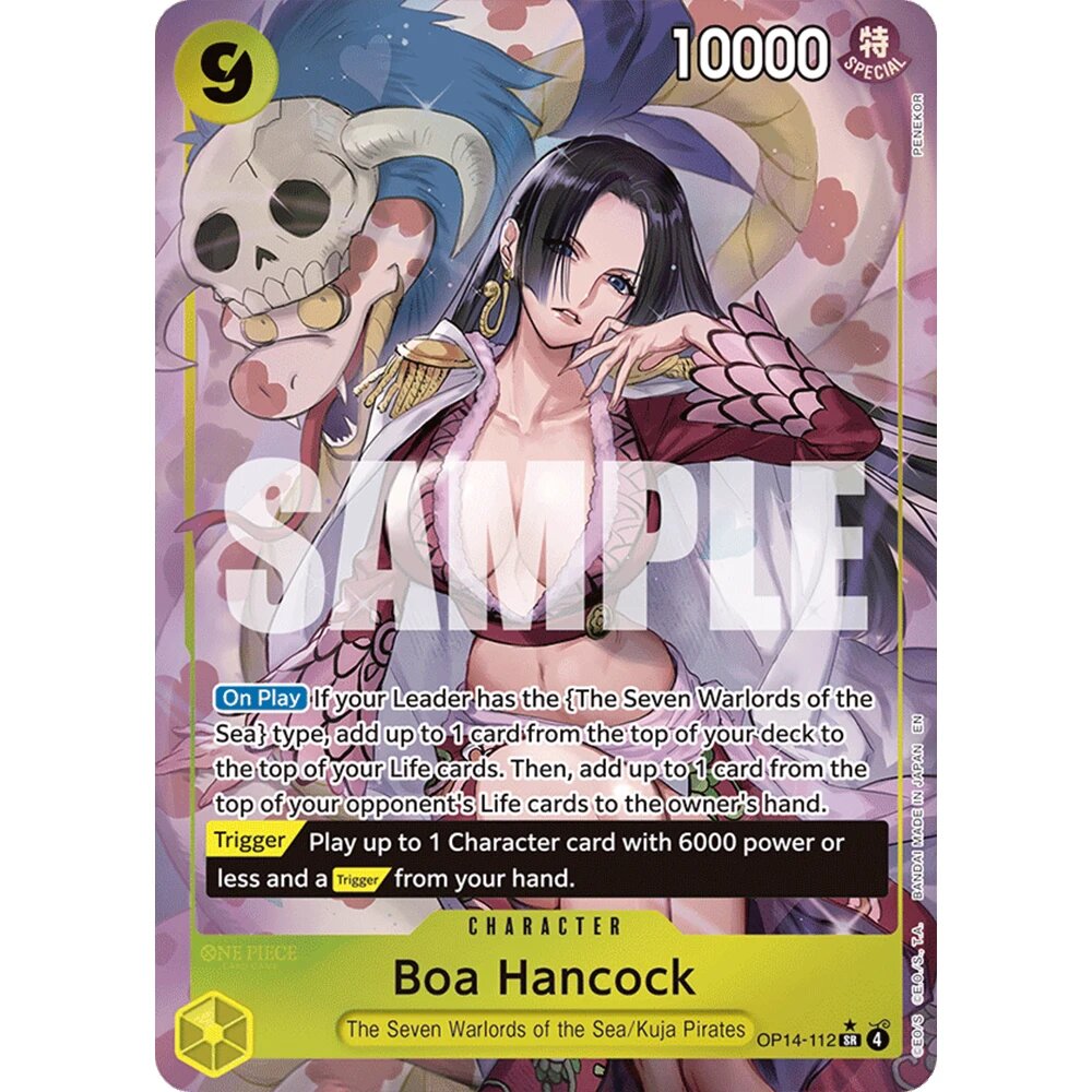 Коллекционные карточки ONE PIECE Нико Робин, Нами, Боа Хэнкок ST03-013 OP14-112