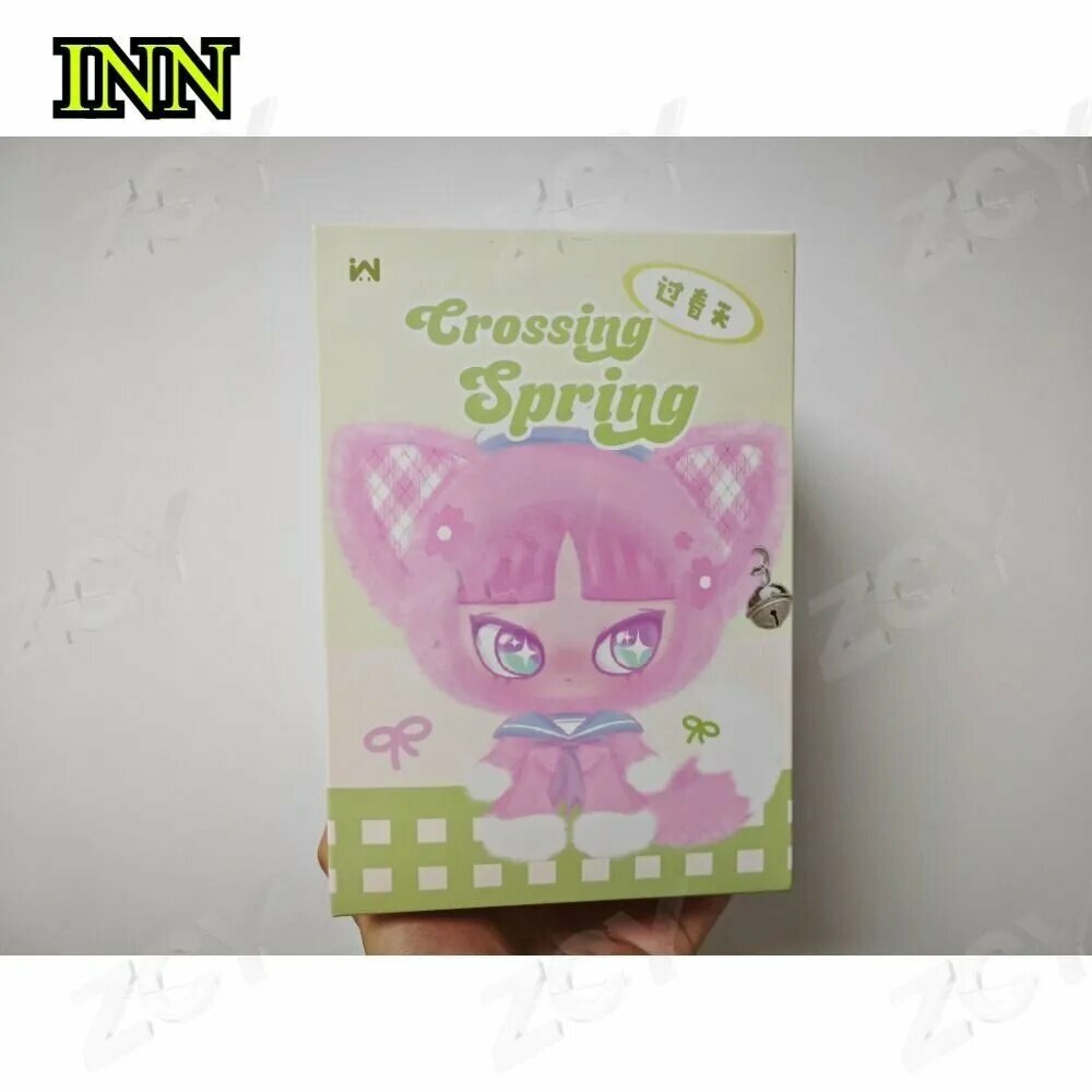 INN Crossing The Spring Плюшевая Кукла в Слепой Коробке с Съемной Шляпой и Эксклюзивными Креативными Прическами