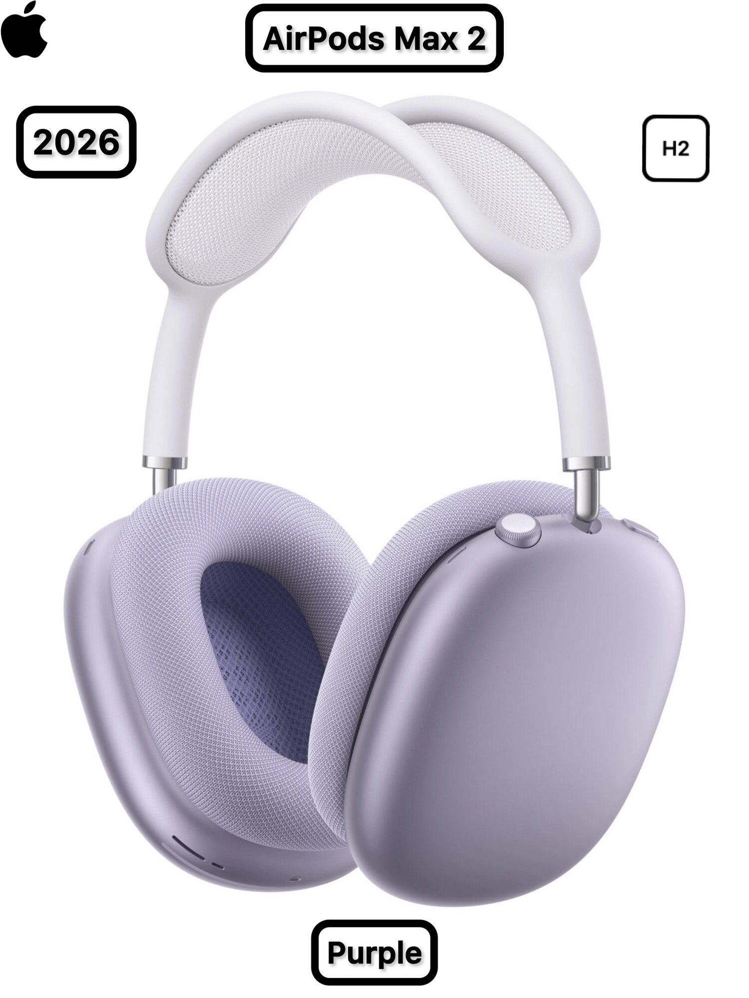 Беспроводные наушники Apple AirPods Max 2 2026 (USB-C), Purple (фиолетовый), MHWP4