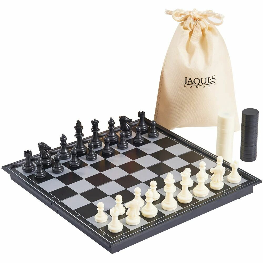Jaques London Шашки Draughts And Chess Set