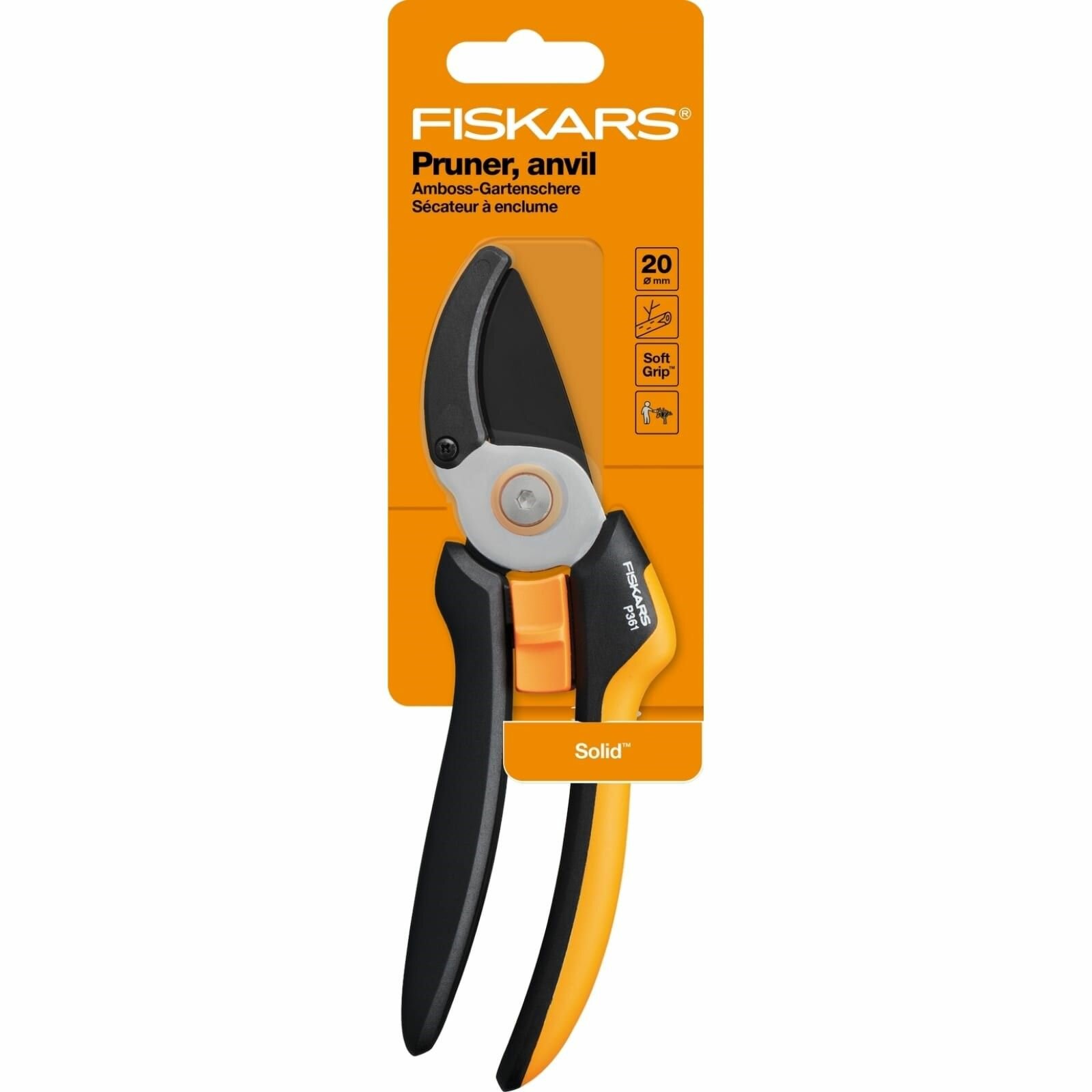 Контактный секатор Fiskars Solid P361 1057165