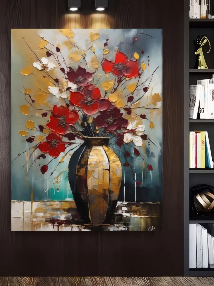 Картина "Печать струй" 30x40 см