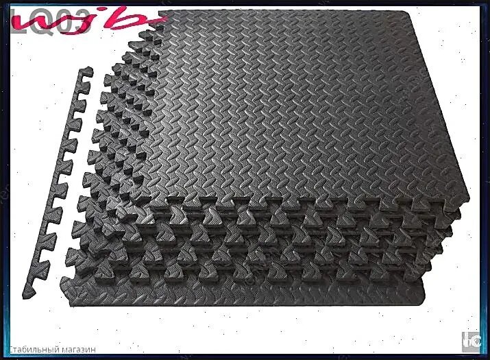 Напольное покрытие для спорта, 6 плиток 30x30 см, качественное