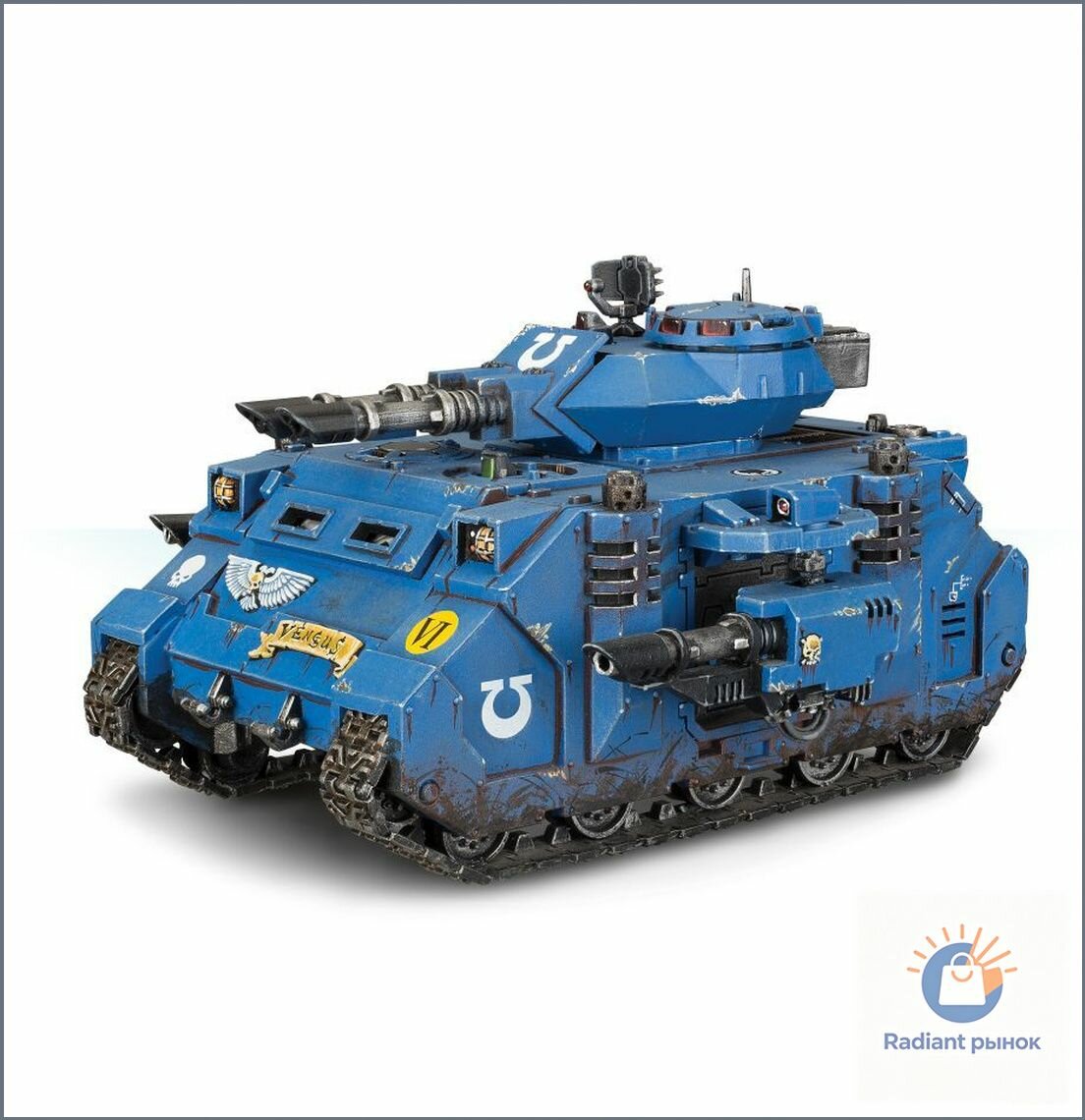 Фигура "Хищник Аннигилятор" Космического Десанта (Смола, Литье) / Space Marines Predator Annihilator (Resin, Cast)