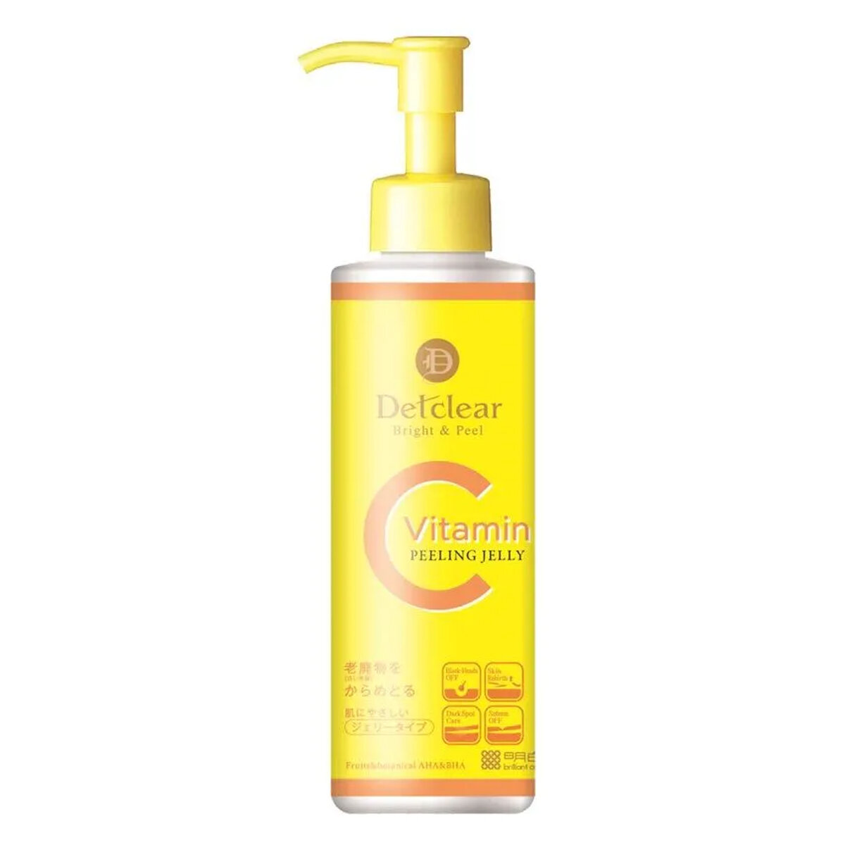 Meishoku Очищающий пилинг-гель для лица Detclear AHA & BHA Vitamin C Peeling Jelly 180мл