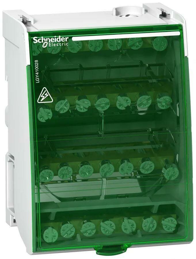 Распределительный блок (4х7) 28 отверстий 100А Schneider Electric LGY410028