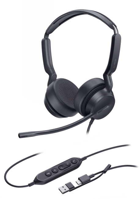 Головная гарнитура Yealink UH42 Dual UC USB-C/A