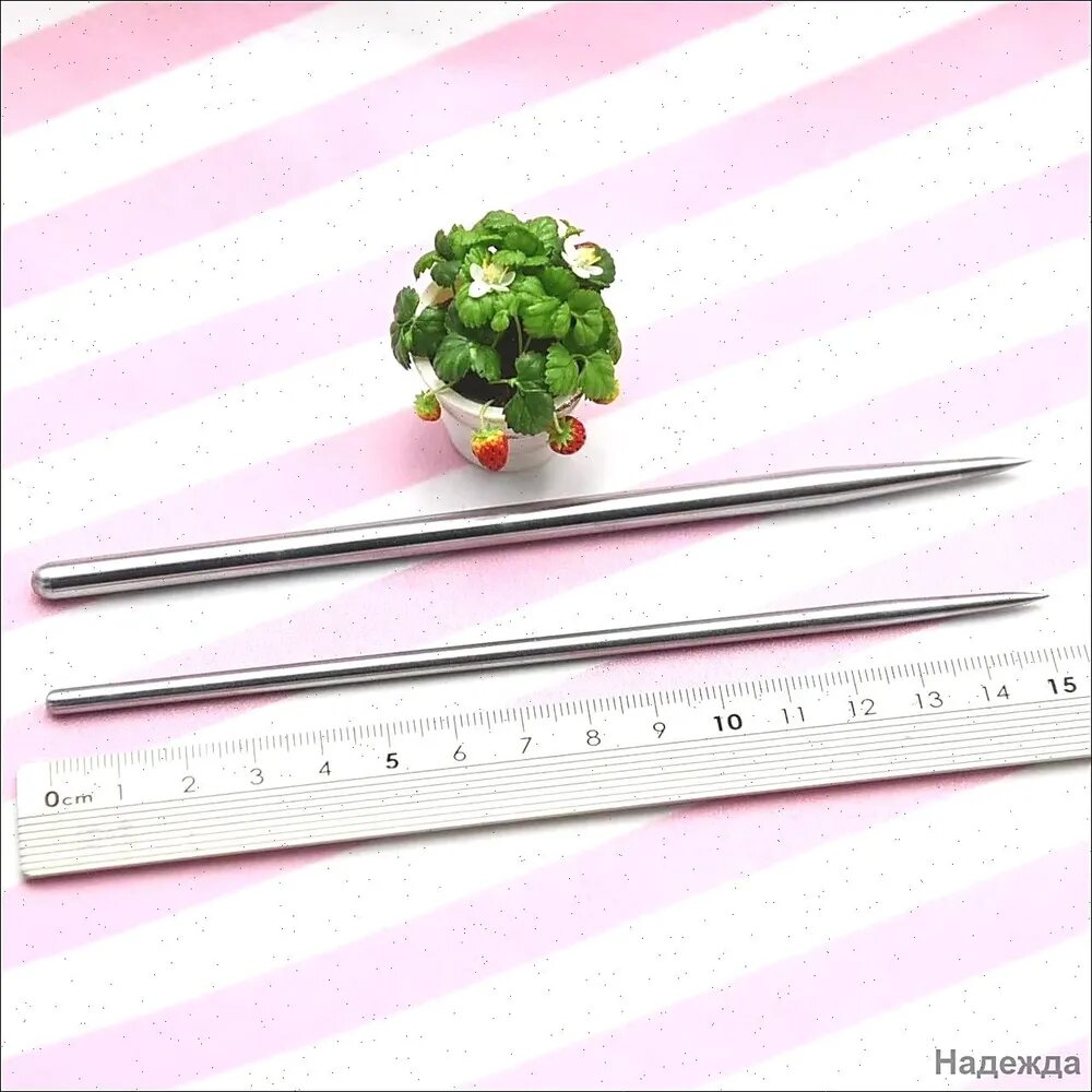 Стек для создания цветов из полимерной глины / 4mm+6mm