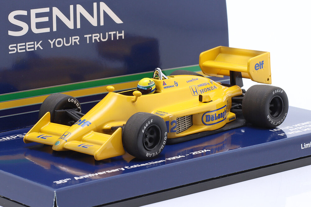 Модель коллекционная MINICHAMPS Lotus honda 99T winner gp monaco 1987