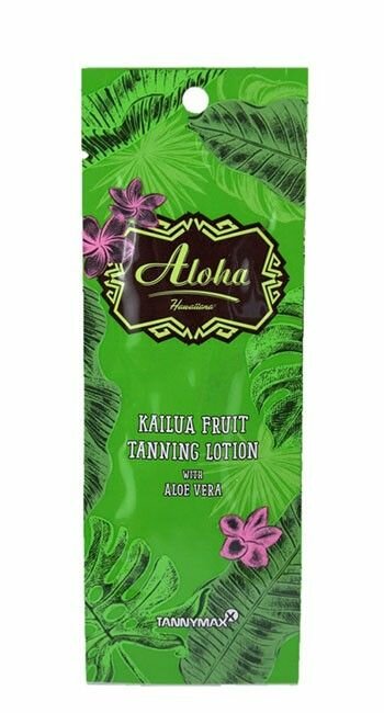 Набор из 5 шт: Крем-коктейль для загара в солярии без бронзаторов ALOHA Hawaiiana - Kailua fruit tanning lotion, 15 мл (5310)