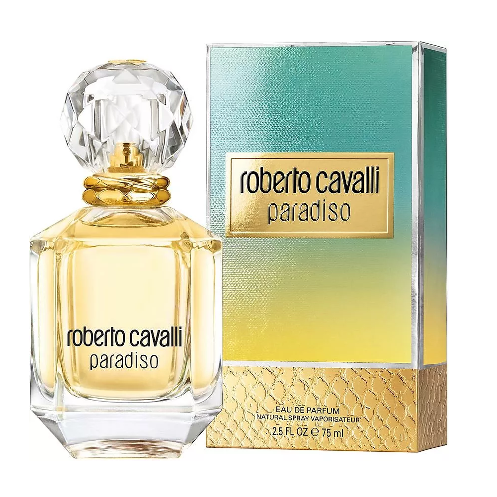 Roberto Cavalli Paradiso 75 мл парфюмерная вода для женщин, цветочные, древесно-мускусные