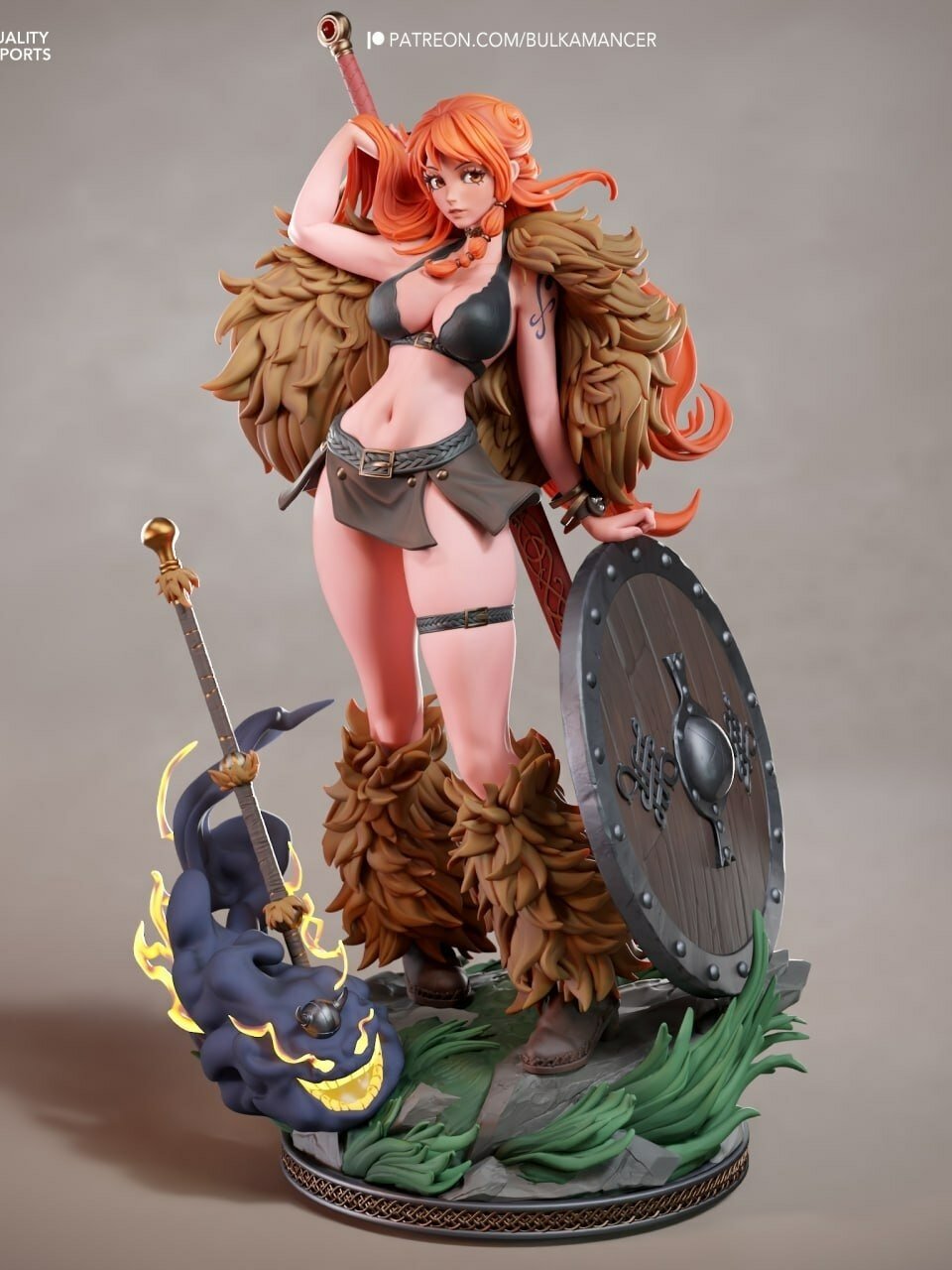 Фигурка под покраску Nami (One Piece) 27 см