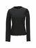 Блуза Tom Ford Fringed long-sleeve blouse, размер 38 EU, черный
