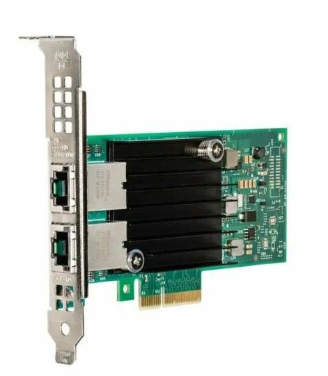 IBM / Lenovo 00MM8600 00MM861 00MM862 ( брендированная Intel X550-T2 ) 2-портовая 10-гигабитная сетевая карта для компьютеров и серверов PCI-E x8, содержит 2 разъёма RJ45 10 Gbit
