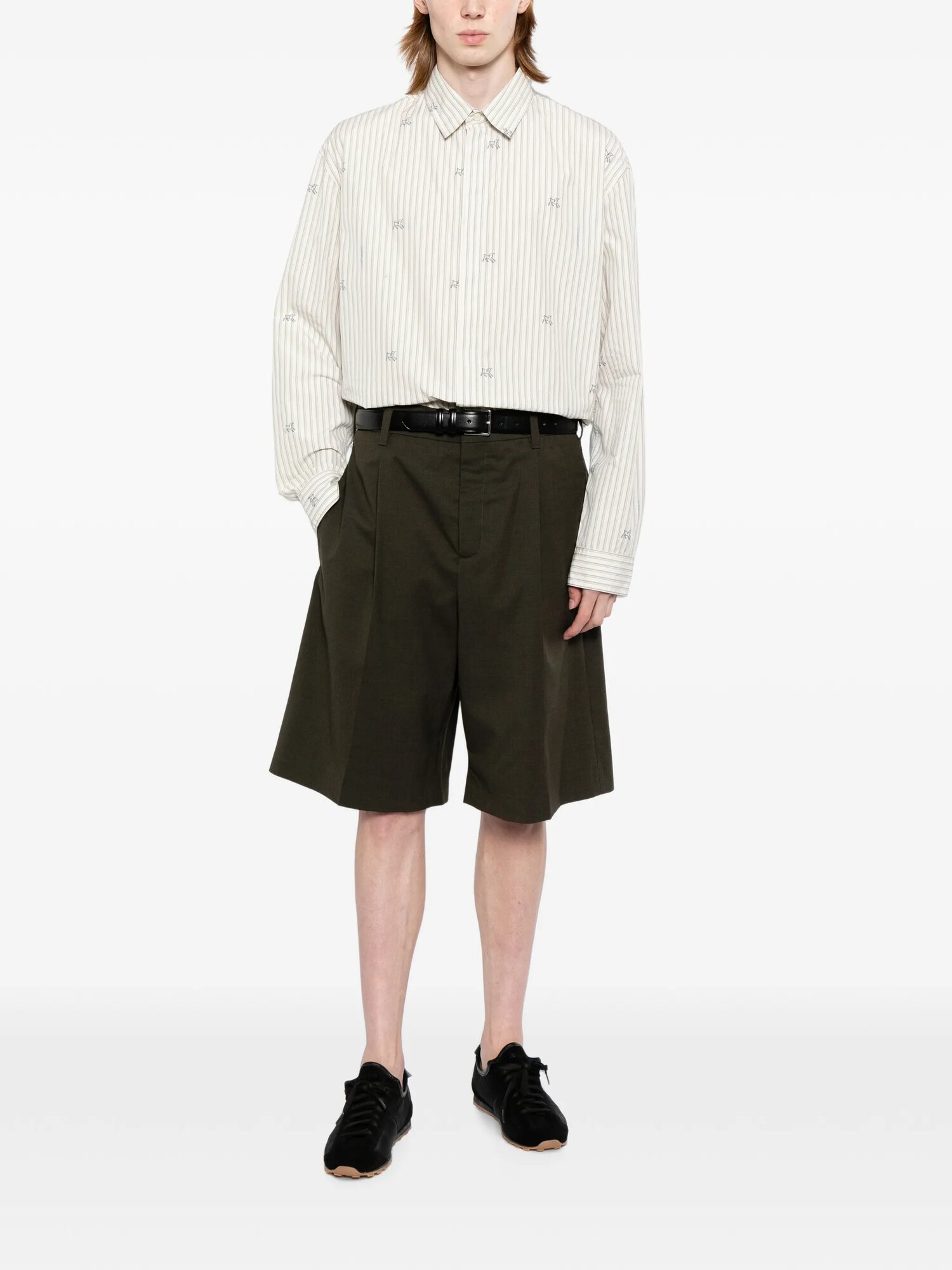 Шорты Jacquemus The Ovalu shorts, размер 50 EU, коричневый — фото 1