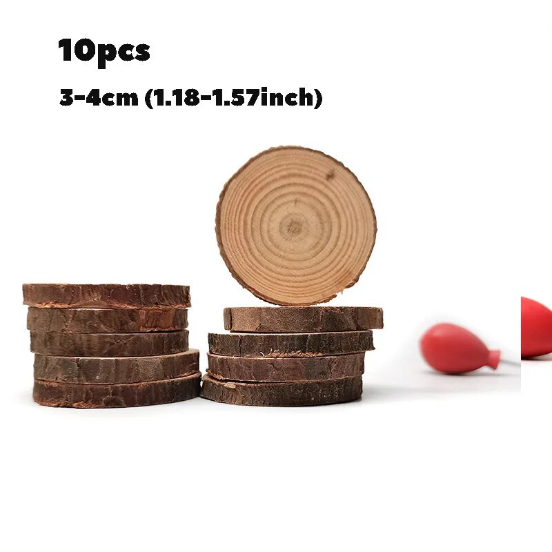 Деревянные основы для мини-террариумов INKANEAR 10pcs-3-4cm