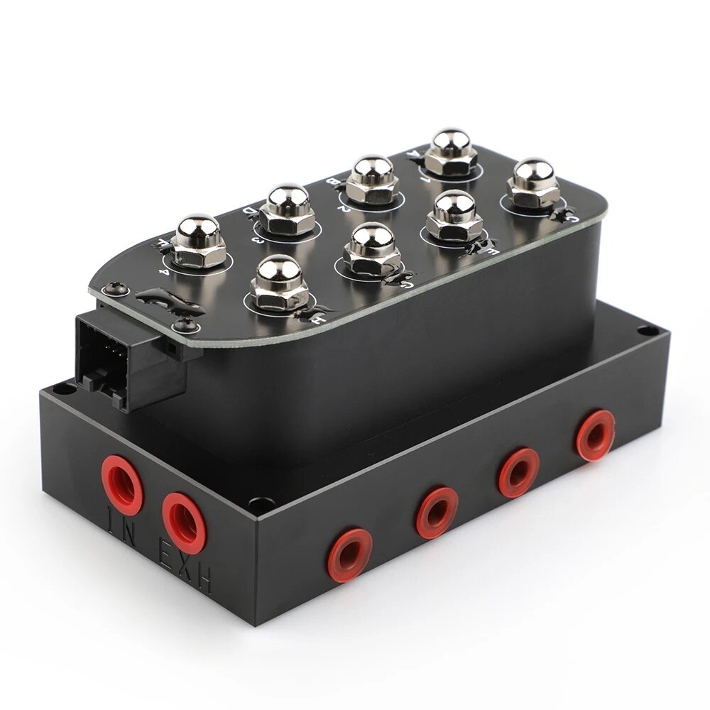 Универсальный клапан коллектора подвески Air Ride 1/4 1/8 Npt, управление быстрой подушкой безопасности (0-300 фунтов на квадратный дюйм), профессиональные модифицированные автомобильные аксессуары