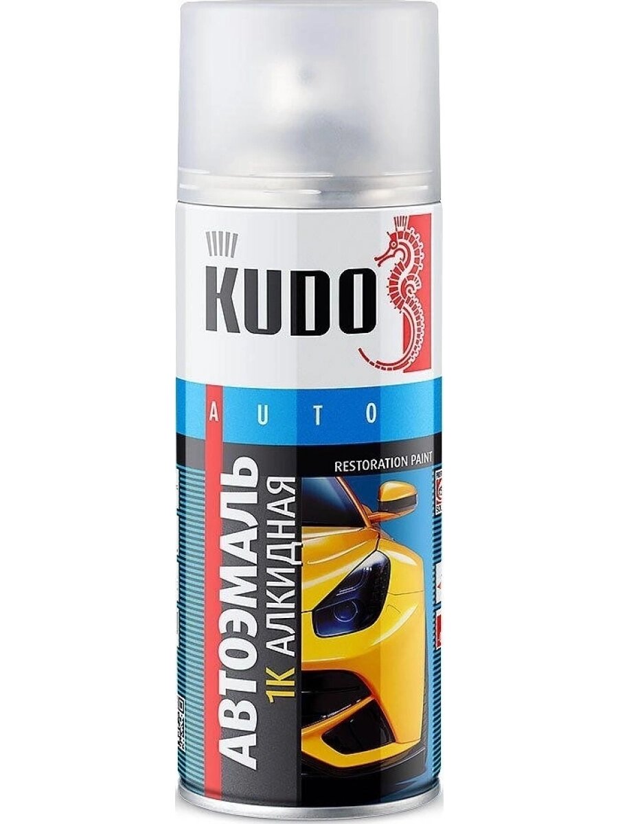 Эмаль аэрозольная KUDO KU-4046 Серо-зеленый 373 520 мл