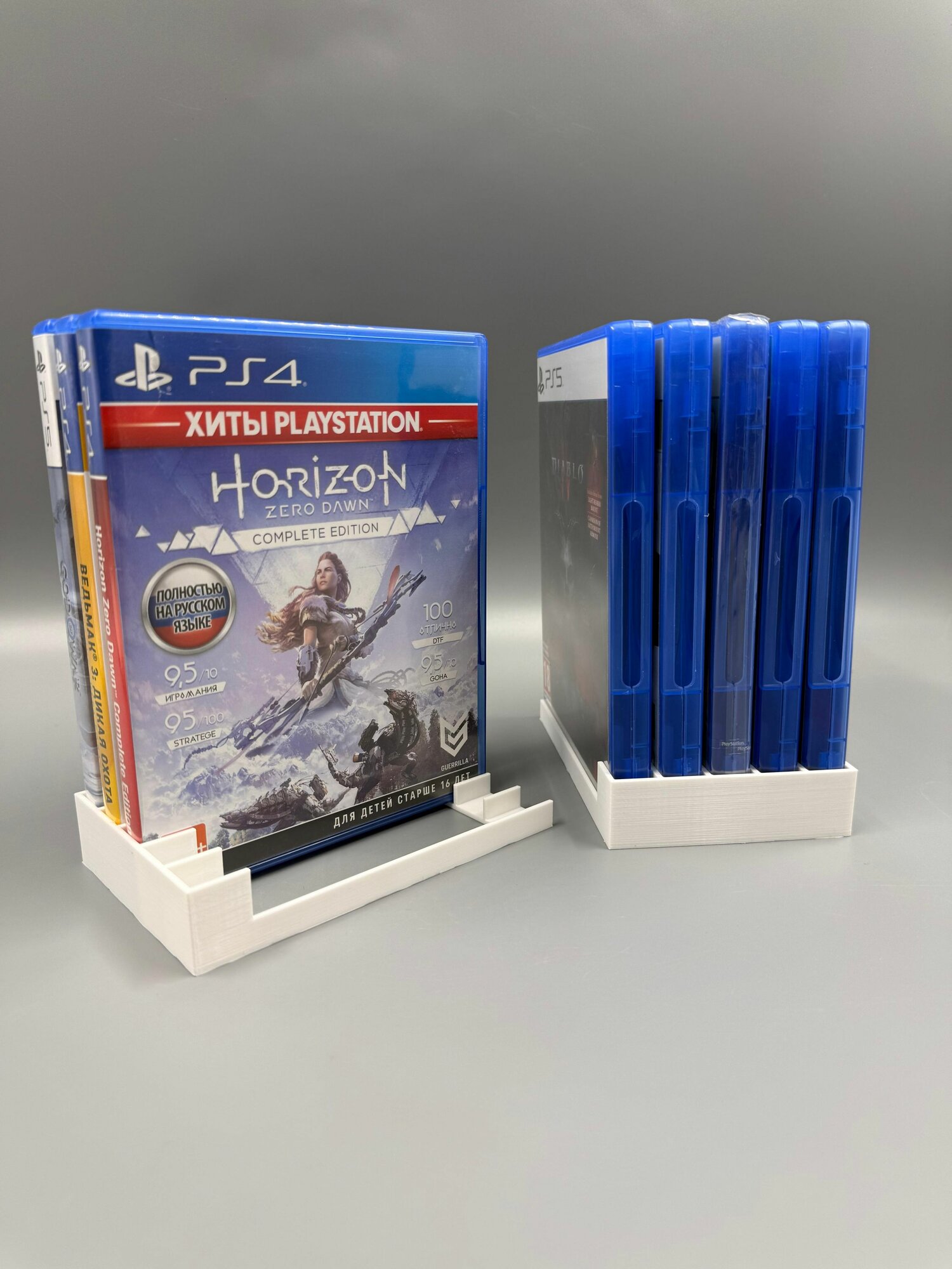 Подставка для дисков PS5 до 10 шт органайзер