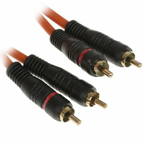 Кабель круглый, длина 5 м, цвет красный, надежный