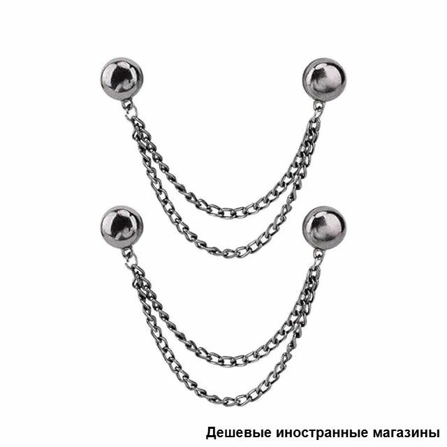 Цепочка на лицо, черный — фото 1