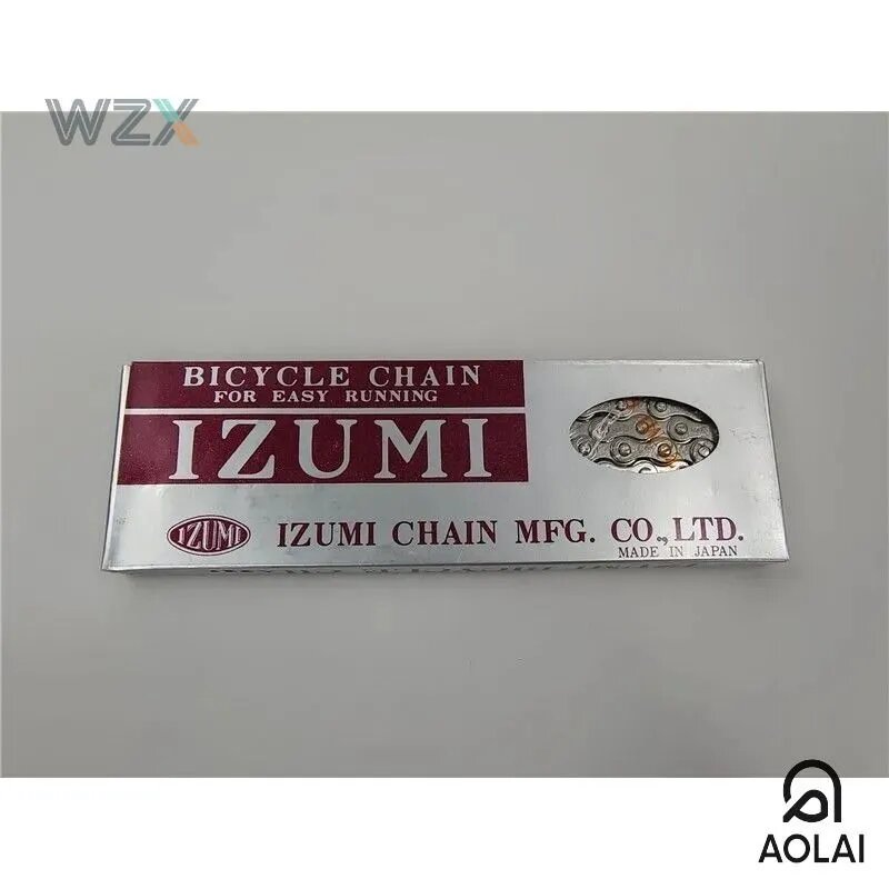 Цепь велосипедная izumi JET, японская односкоростная цепь с фиксированной передачей, 1/2*1/8 * 100л