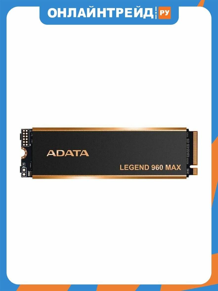 SSD диск Adata LEGEND 960 MAX, 1024Гб, M.2 2280, PCIe 4.0 x4 (ALEG-960M-1TCS)