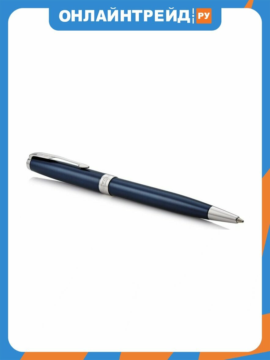 Ручка шариковая Parker Sonnet Core K539 (1931536) LaqBlue CT M черные чернила подар. кор.