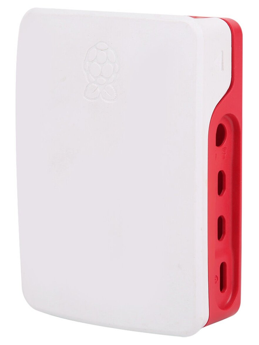 Корпус Acd Red+White ABS Case для Raspberry 4B — фото 1