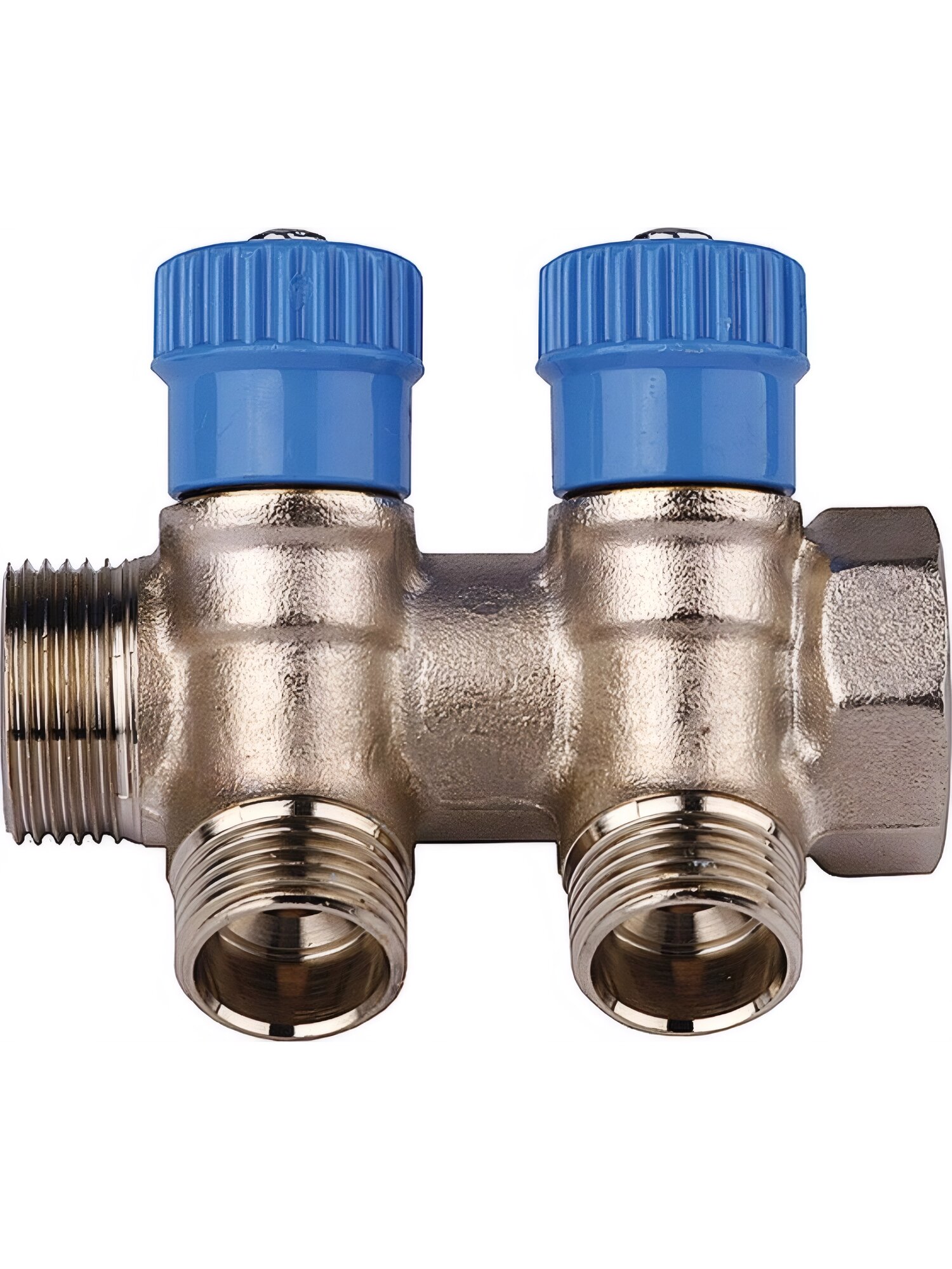 Коллектор для холодной воды GENERAL FITTINGS вход 3/4″ - 3 выхода 1/2″