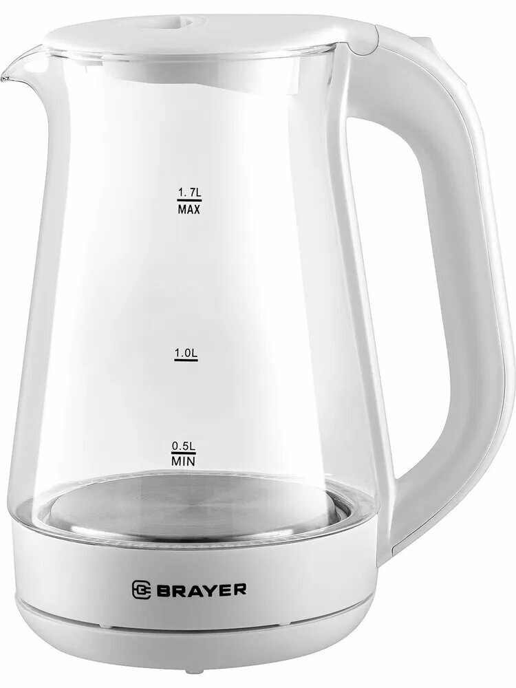 Электрический чайник BRAYER BR 6112WH, белый