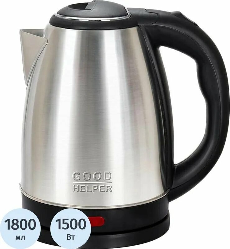 Чайник электрический Goodhelper KS-18B02 серебристый