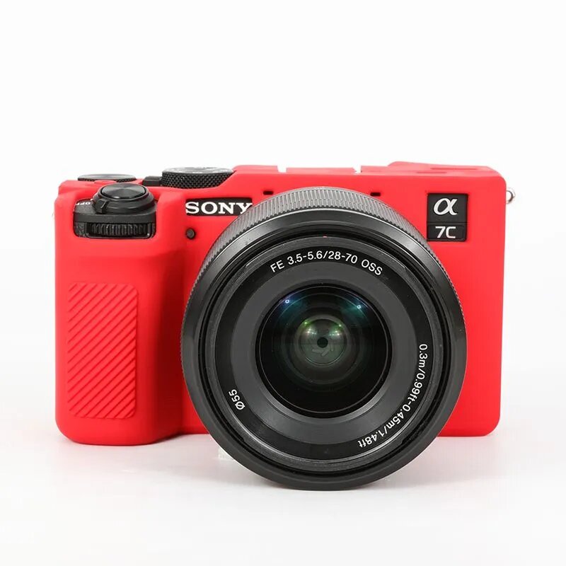 Защитный силиконовый чехол для фотоаппарата Sony A7CII / A7C mark II /A7C2ультра-тонкая полимерная из мягкого качественного силикона