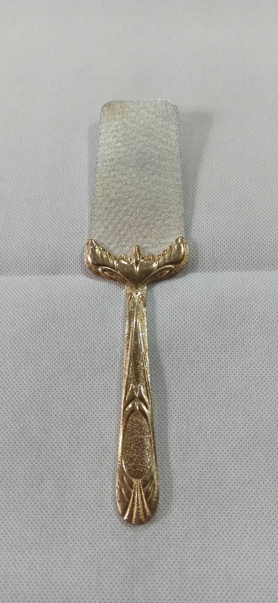 Винтажная советская лопатка для десертов, алюминий, СССР