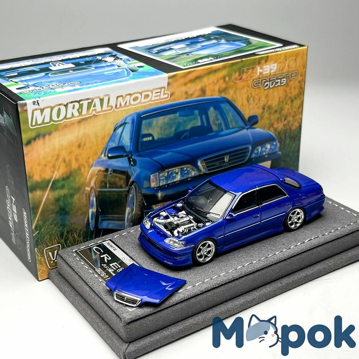 Миниатюрная модель автомобиля из литого металла Тойота Креста модель автомобиля Игрушки 1:64 Toyota Cresta